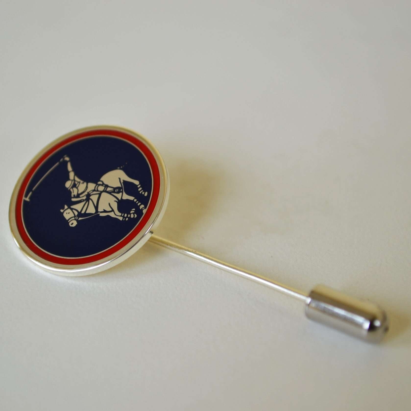 Lapel Pin: Polo Player – Khatudesigns