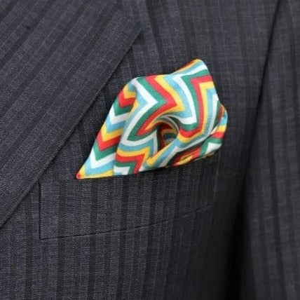 Pocket Square: Chevron – Khatudesigns